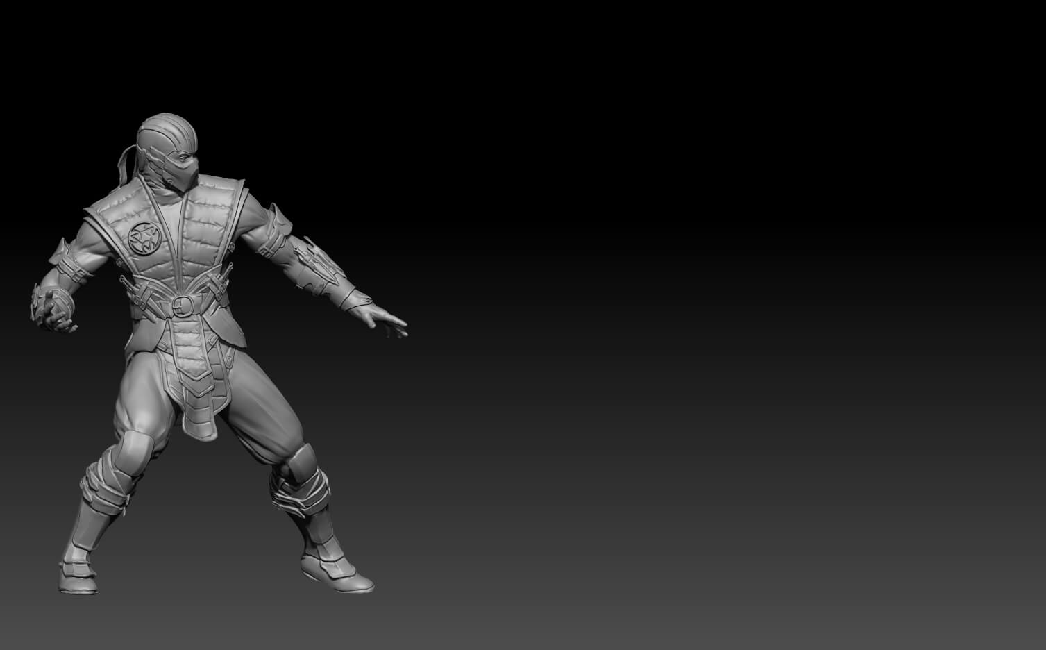 Scorion Vs Sub-Zero (Mortal Kombat) 3D Model by naeem32