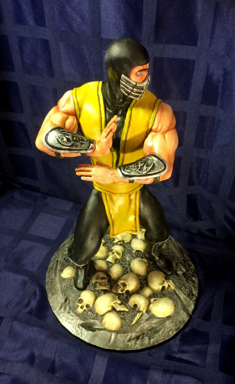 Scorpion. Mortal Kombat 1995 - 3D Model by naeem32