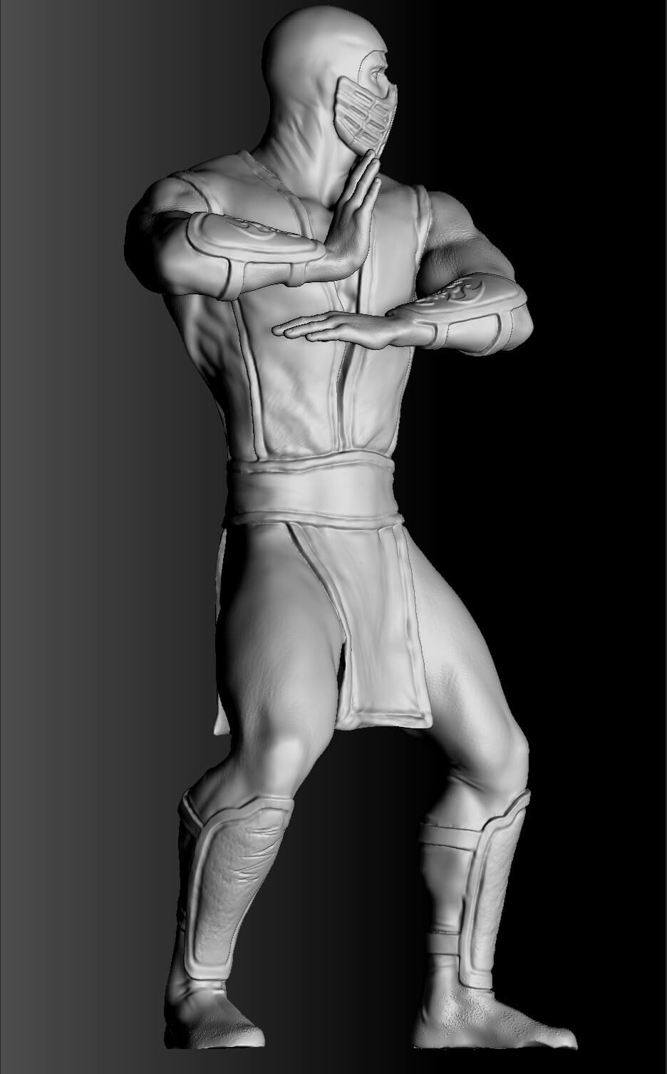 Scorpion. Mortal Kombat 1995 - 3D Model by naeem32