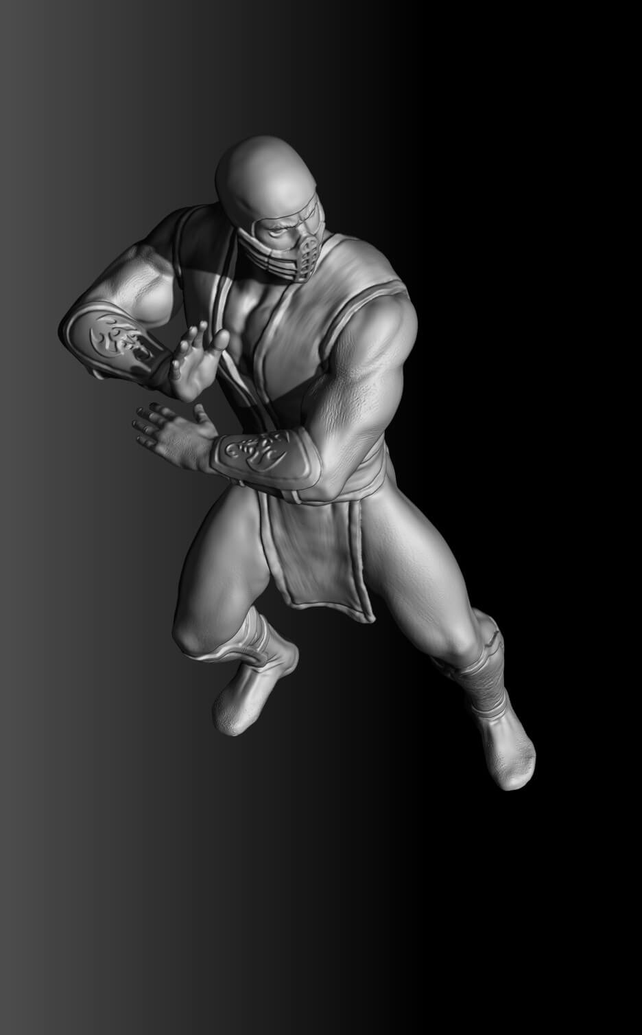 Scorpion. Mortal Kombat 1995 - 3D Model by naeem32