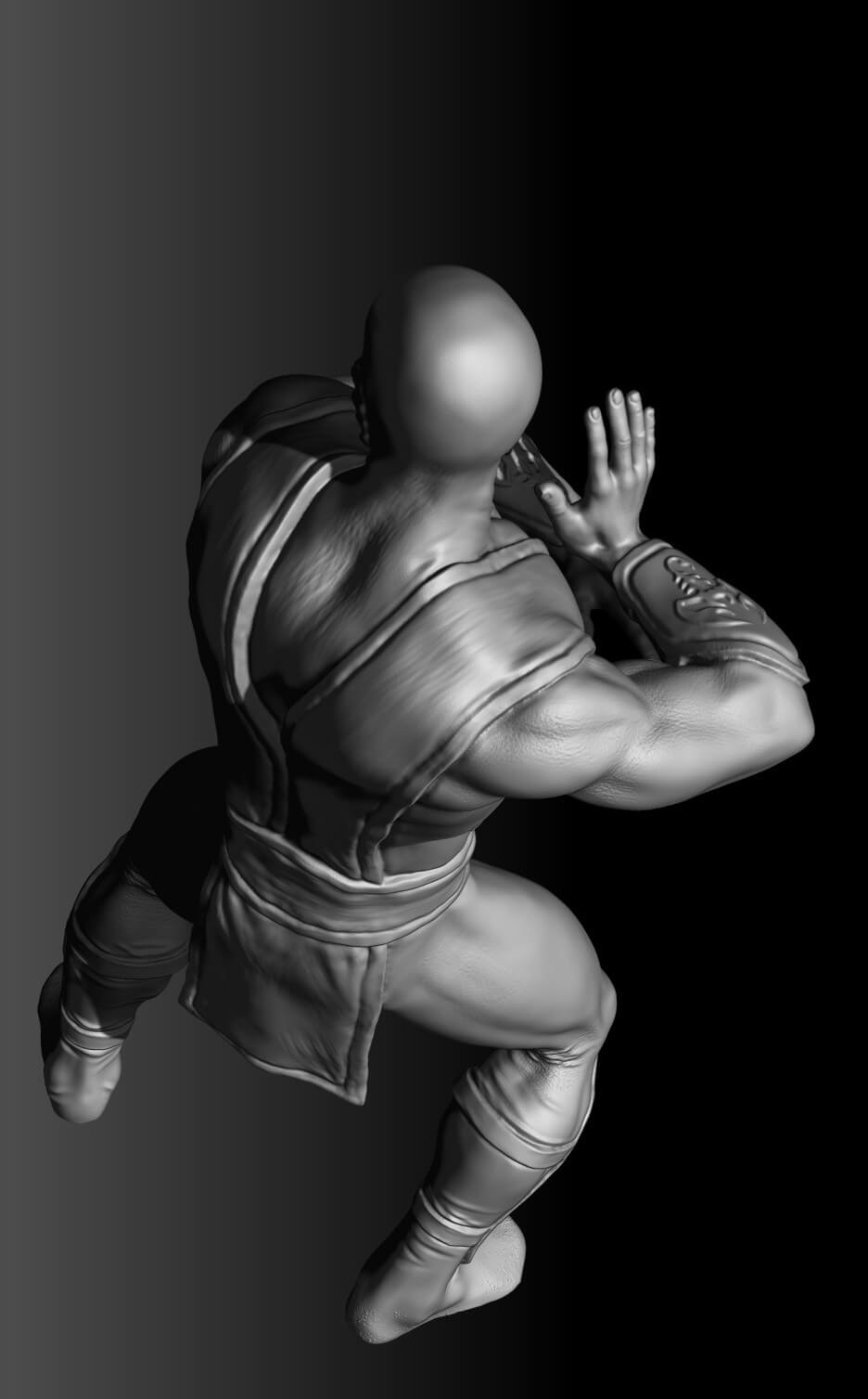 Scorpion. Mortal Kombat 1995 - 3D Model by naeem32