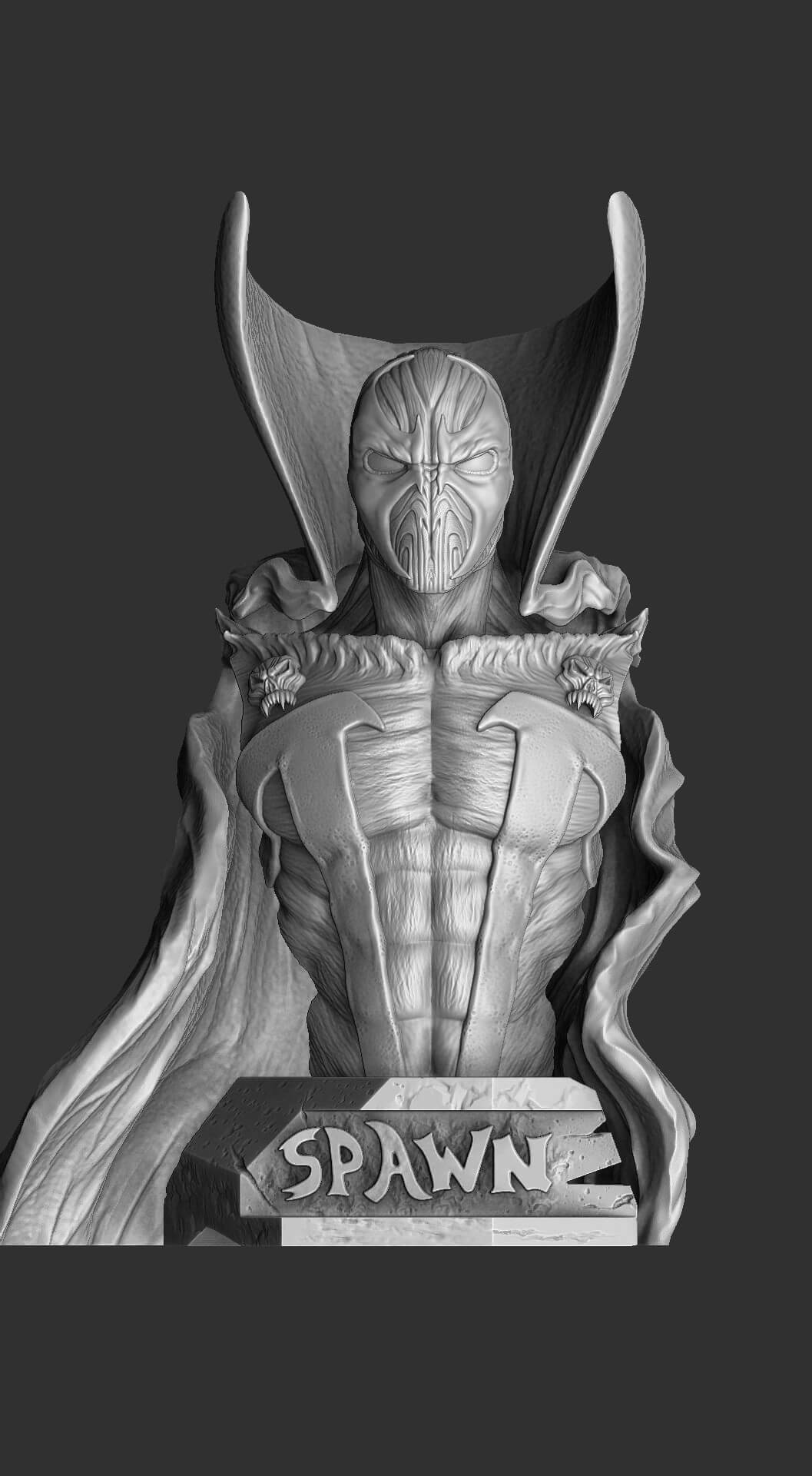 Spawn (Bust) - 3D Model by naeem32