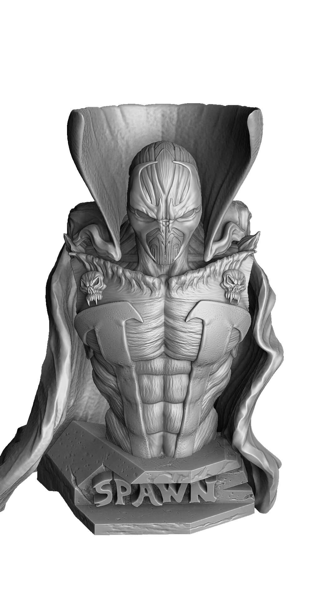 Spawn (Bust) - 3D Model by naeem32