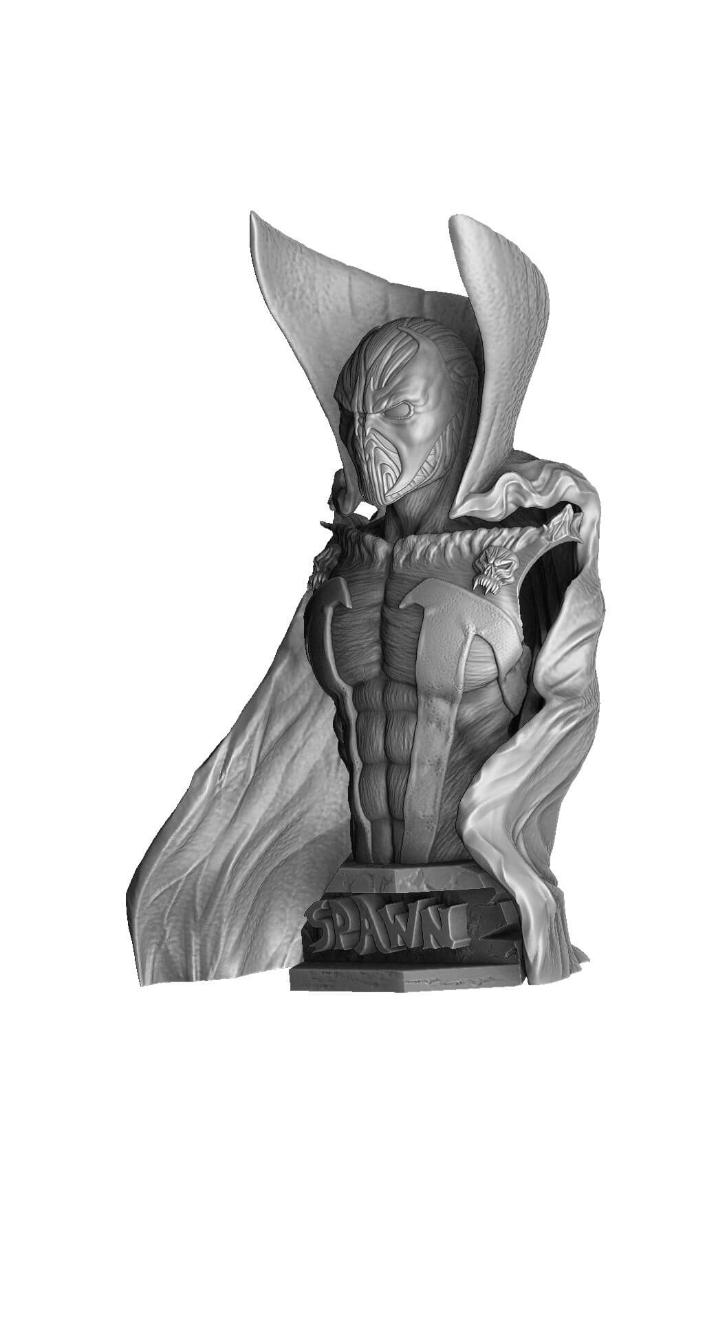 Spawn (Bust) - 3D Model by naeem32