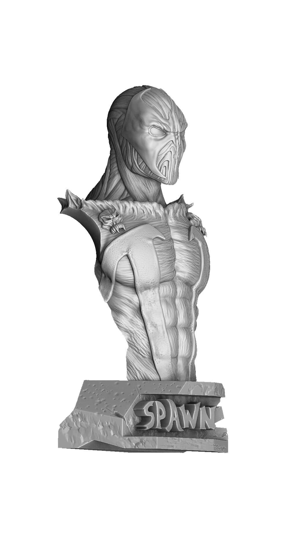 Spawn (Bust) - 3D Model by naeem32