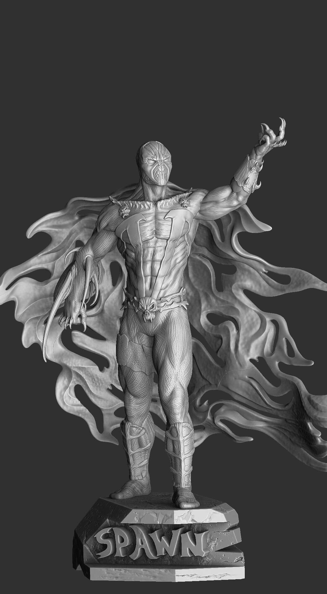 Spawn (Full Height and Bust) - 3D Model by naeem32