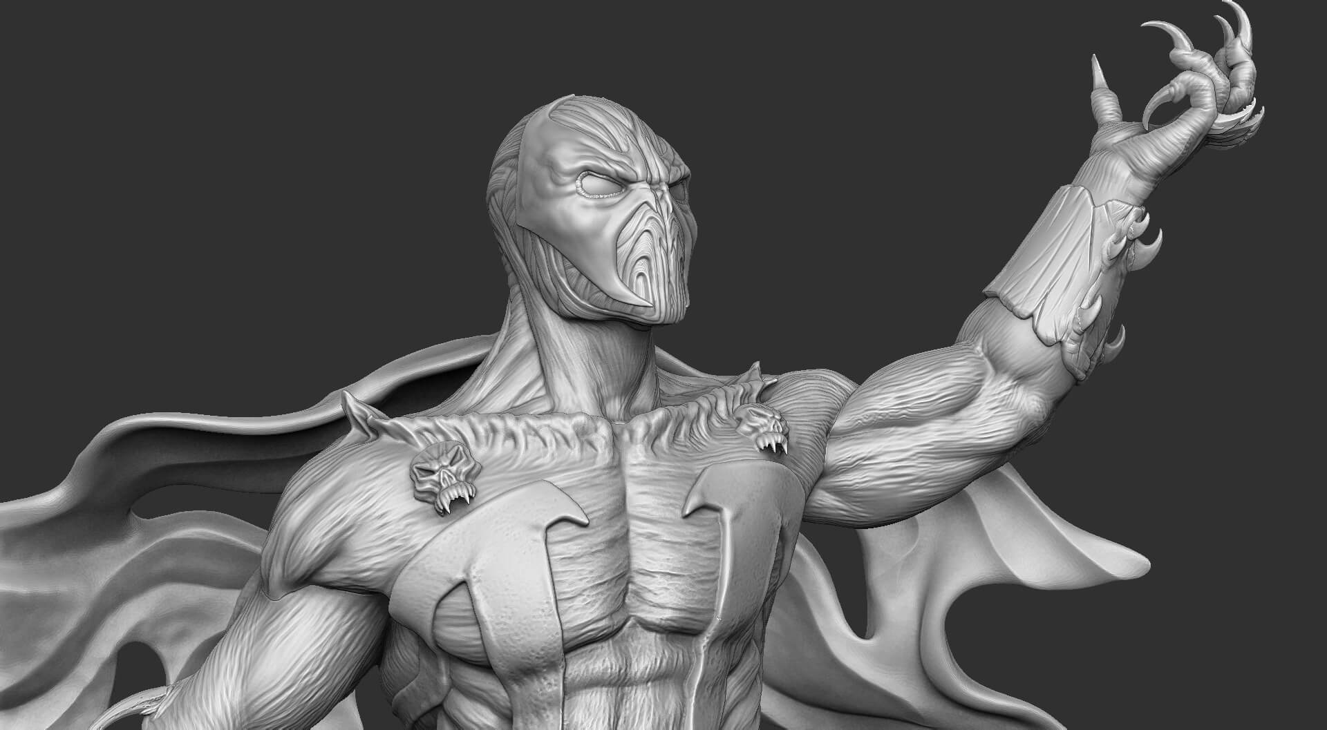 Spawn (Full Height and Bust) - 3D Model by naeem32