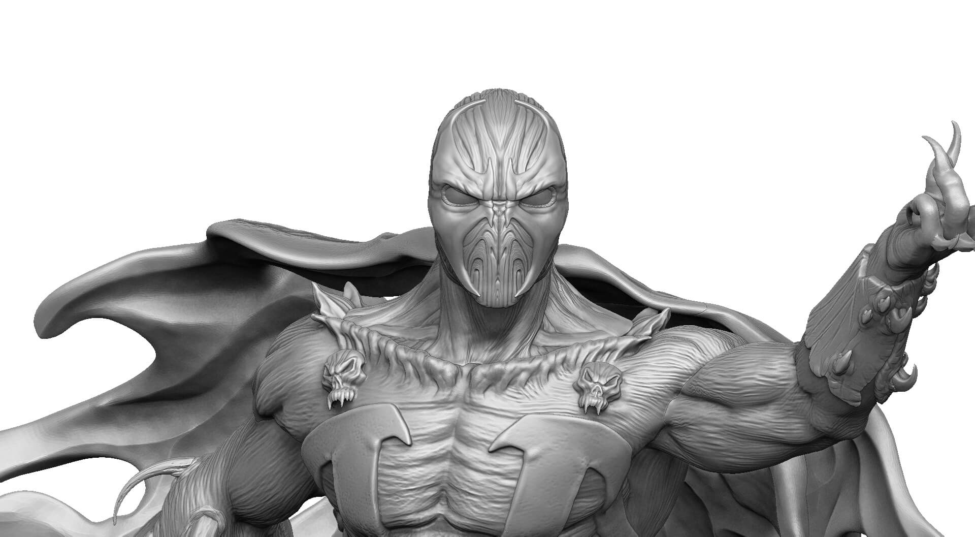 Spawn (Full Height and Bust) - 3D Model by naeem32