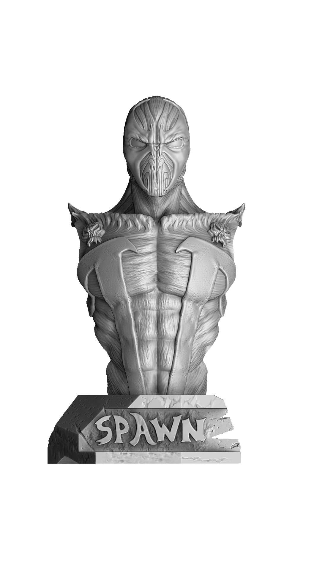 Spawn (Full Height and Bust) - 3D Model by naeem32