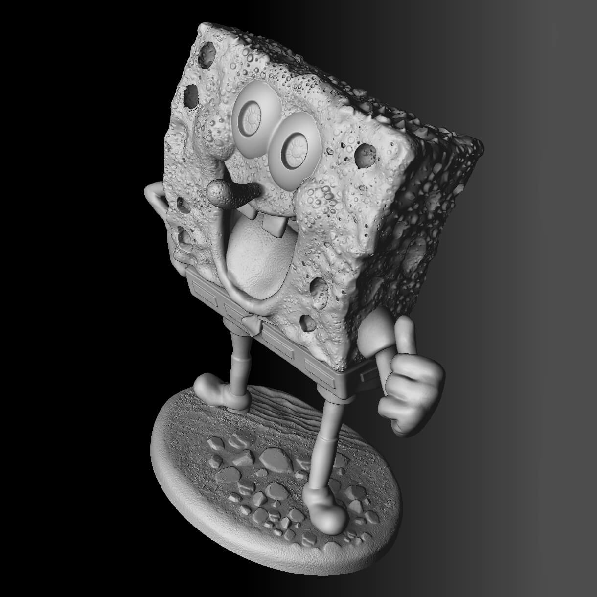 SpongeBob SquarePants - 3D Model by naeem32