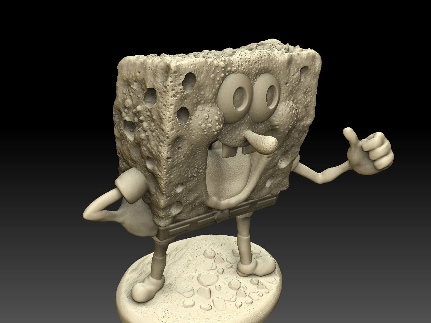 SpongeBob SquarePants - 3D Model by naeem32