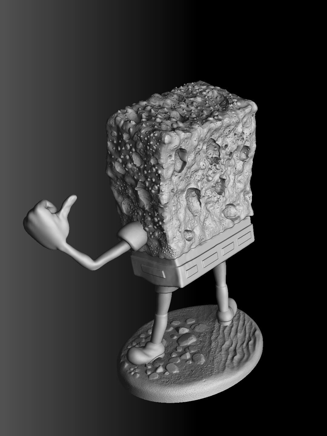 SpongeBob SquarePants for 3D Printing by naeem32