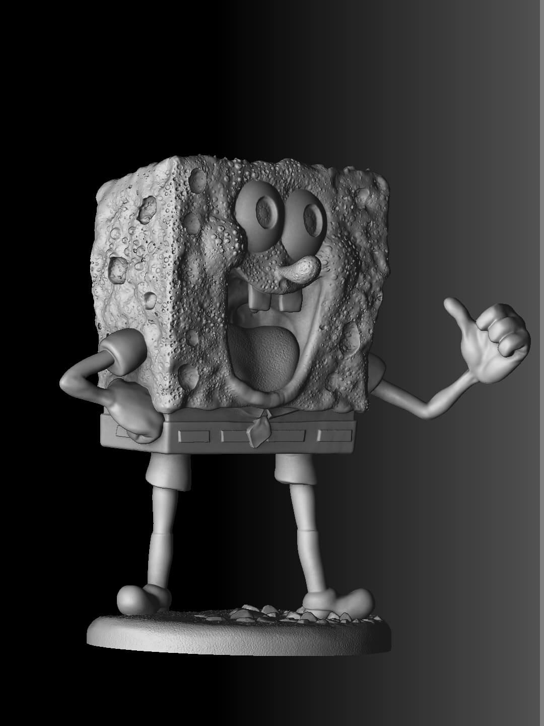 SpongeBob SquarePants - 3D Model by naeem32