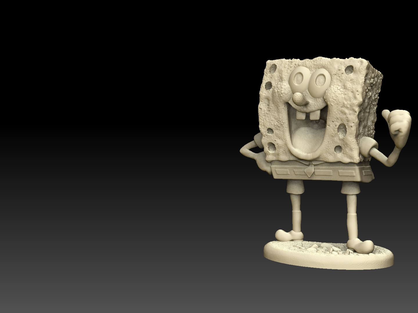 SpongeBob SquarePants - 3D Model by naeem32