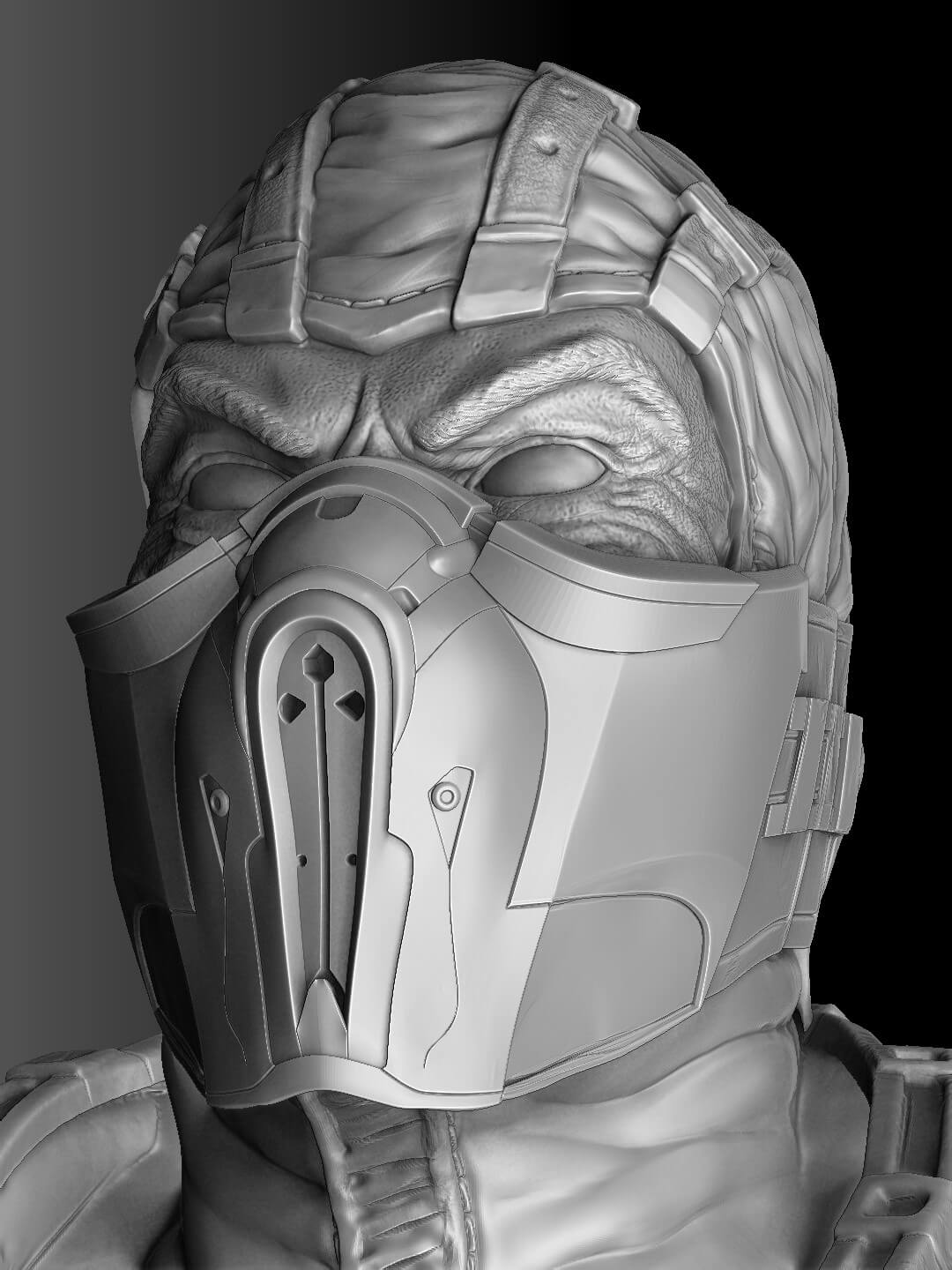 Sub-Zero Bust 1 in Mortal Kombat 3D Model by naeem32