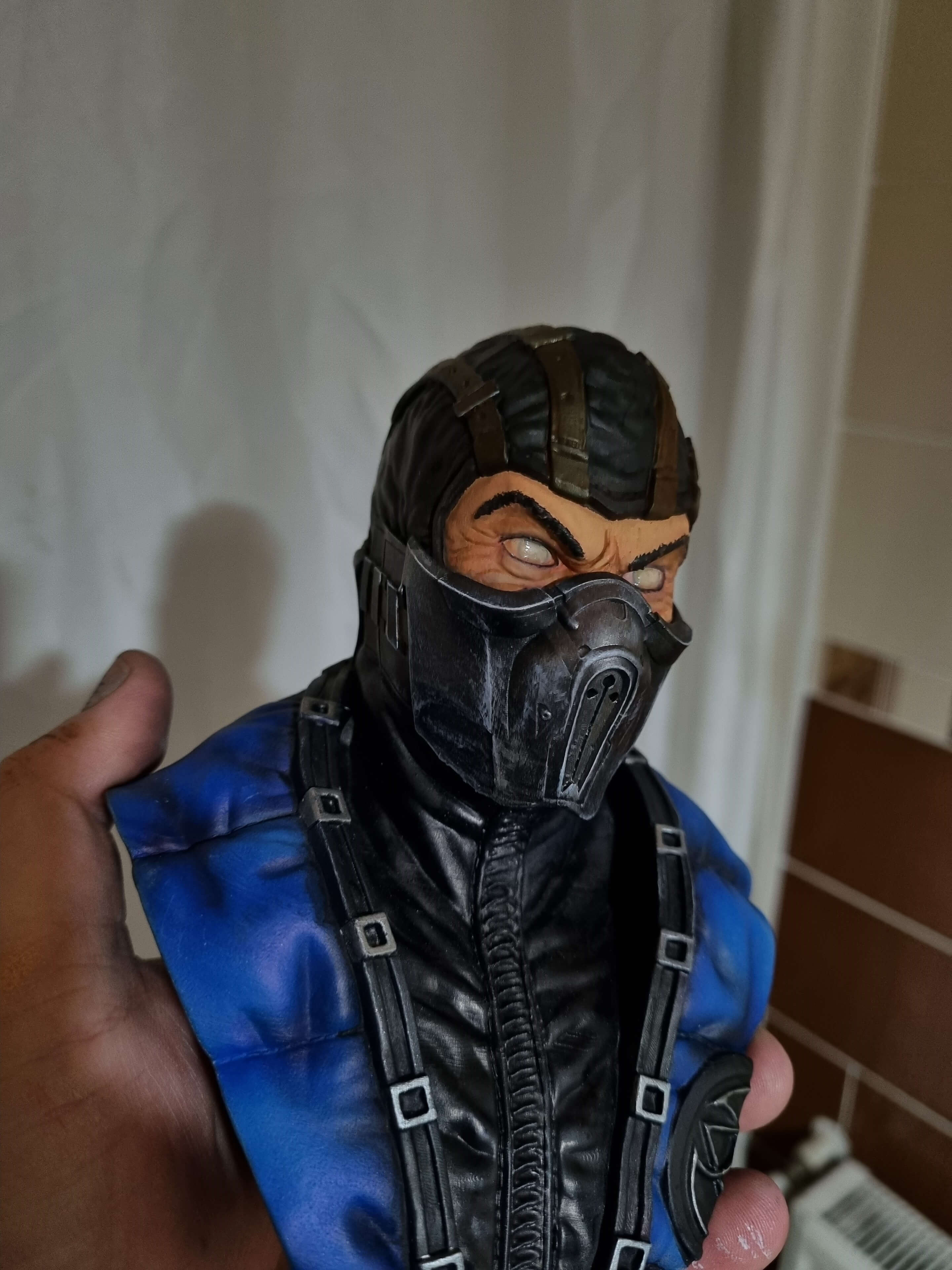 Sub-Zero Bust 1 in Mortal Kombat 3D Model by naeem32