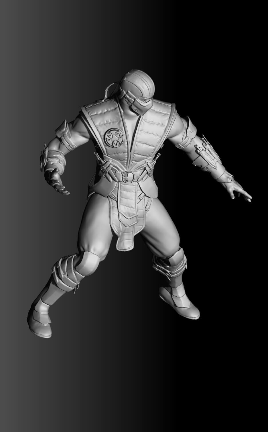 Sub-Zero (Mortal Kombat) 3D Model by naeem32