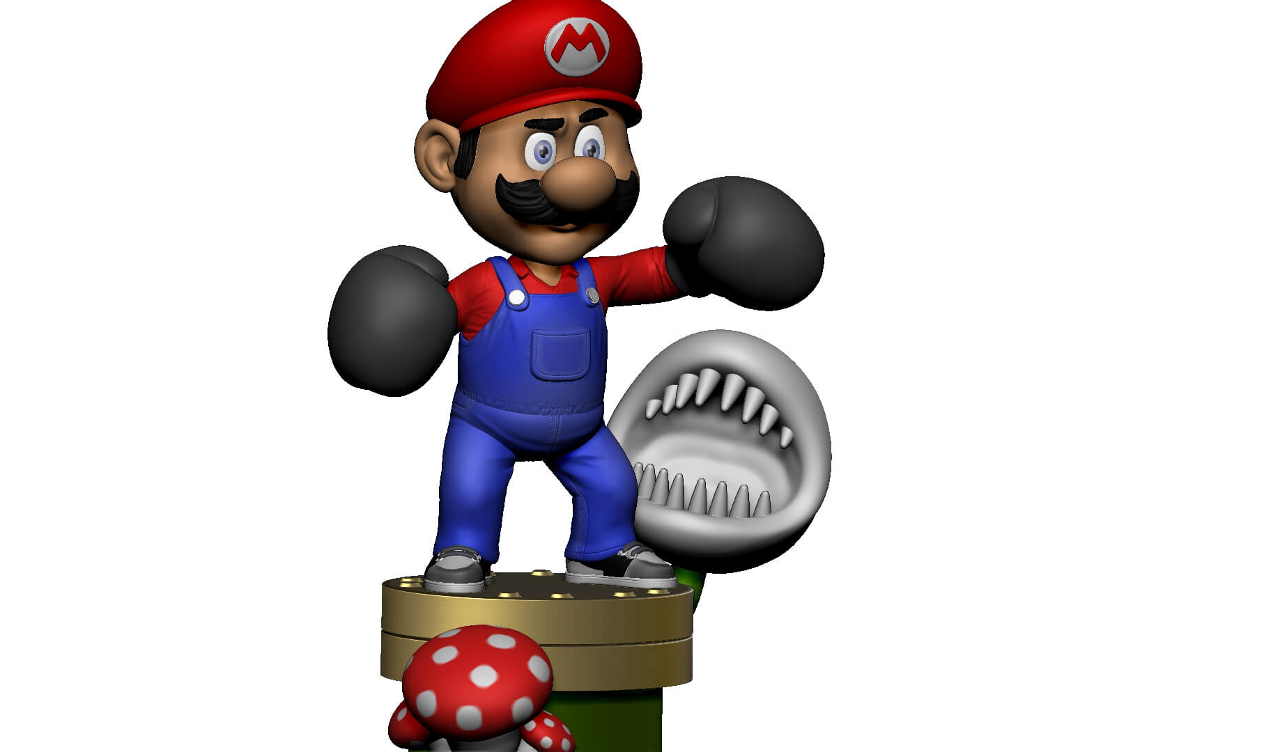 Super Mario 1985 - 3D Model by naeem32