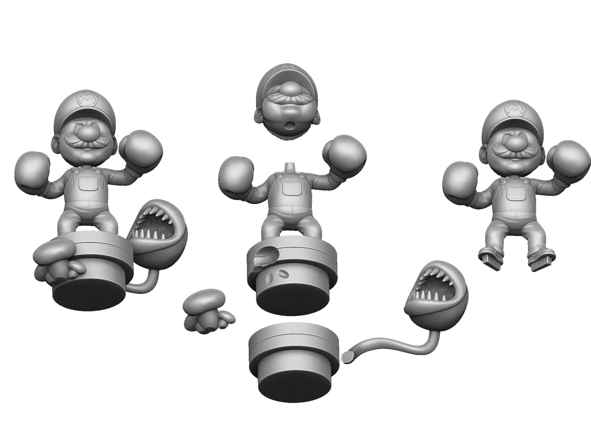 Super Mario 1985 - 3D Model by naeem32