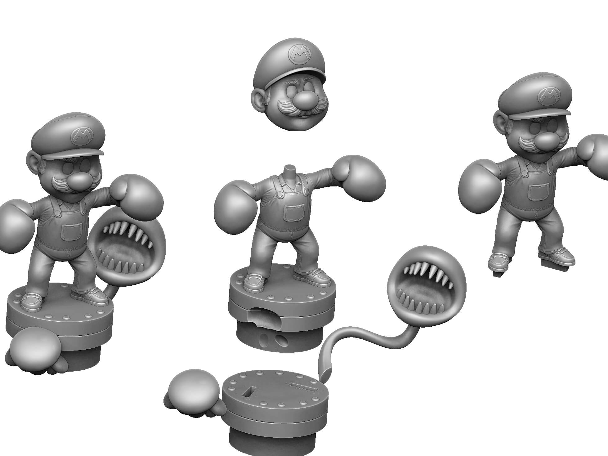 Super Mario 1985 - 3D Model by naeem32