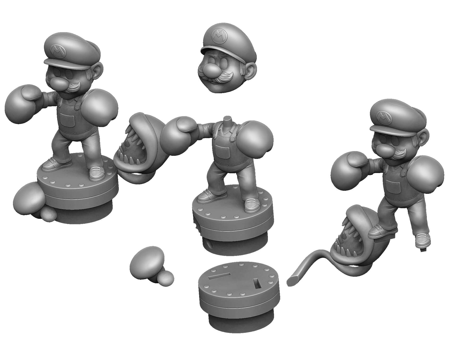 Super Mario 1985 - 3D Model by naeem32