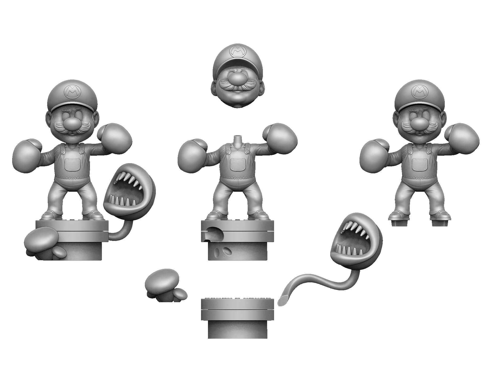 Super Mario 1985 - 3D Model by naeem32