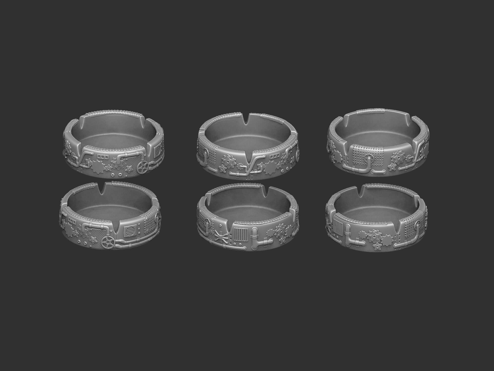 Tabletop Ashtray - 3D Model by naeem32