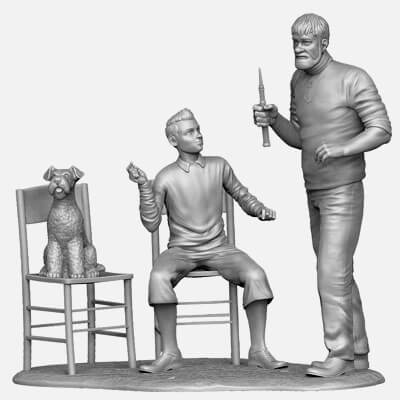 The Adventures of Tintin - 3D Model by naeem32