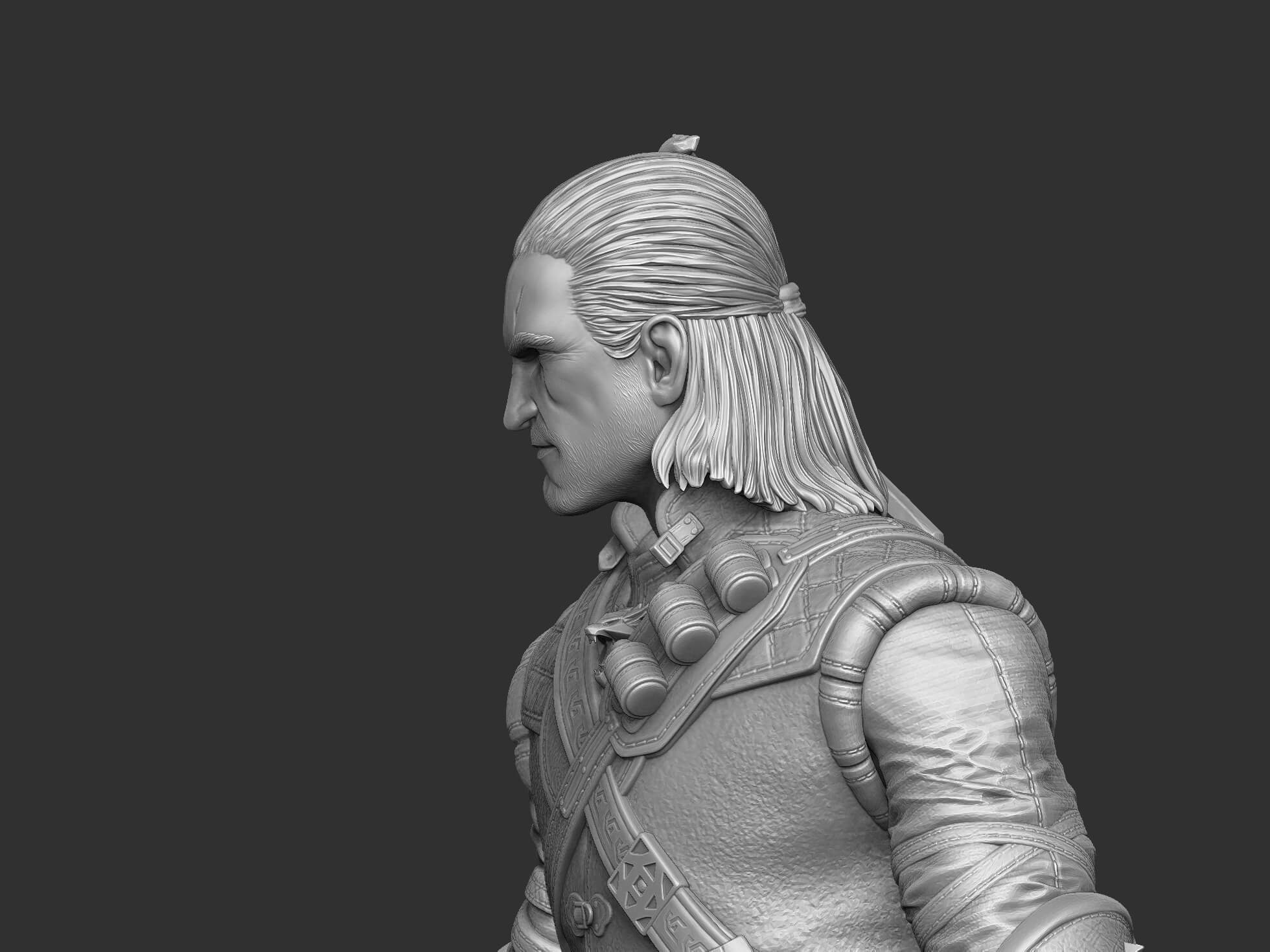 The Witcher Geralt 3 of Rivia - 3D Model by naeem32