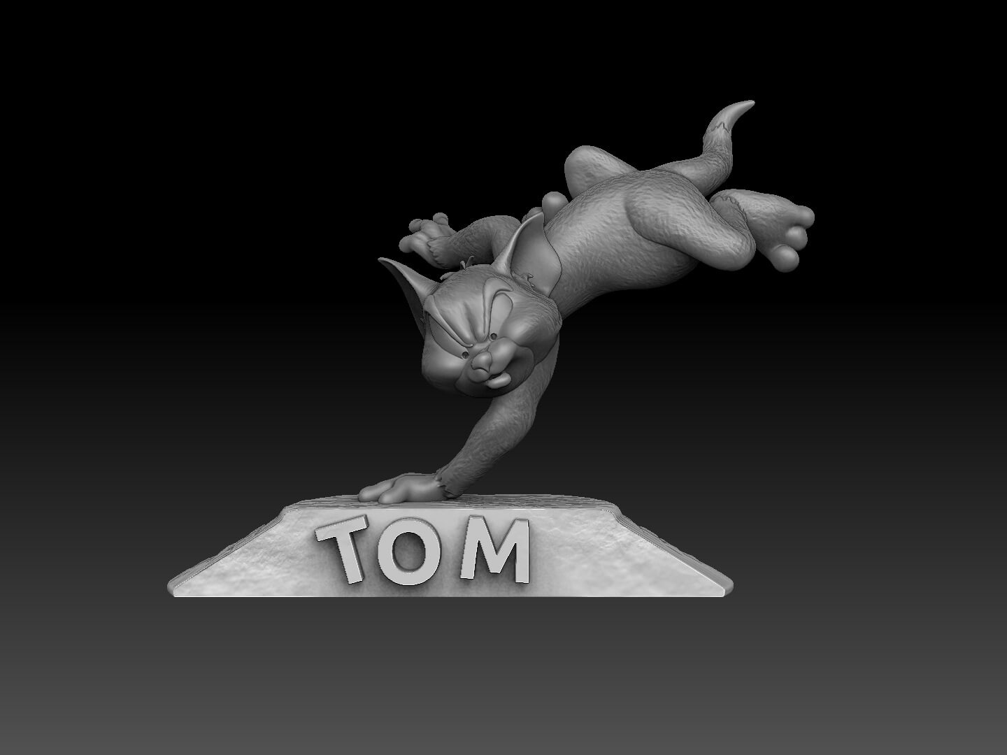Tom Cat - 3D Model by naeem32