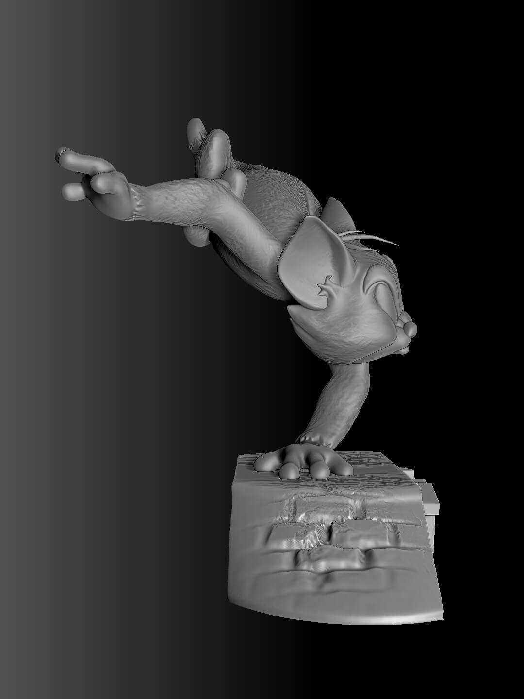 Tom Cat for 3D Printing Stl by naeem32