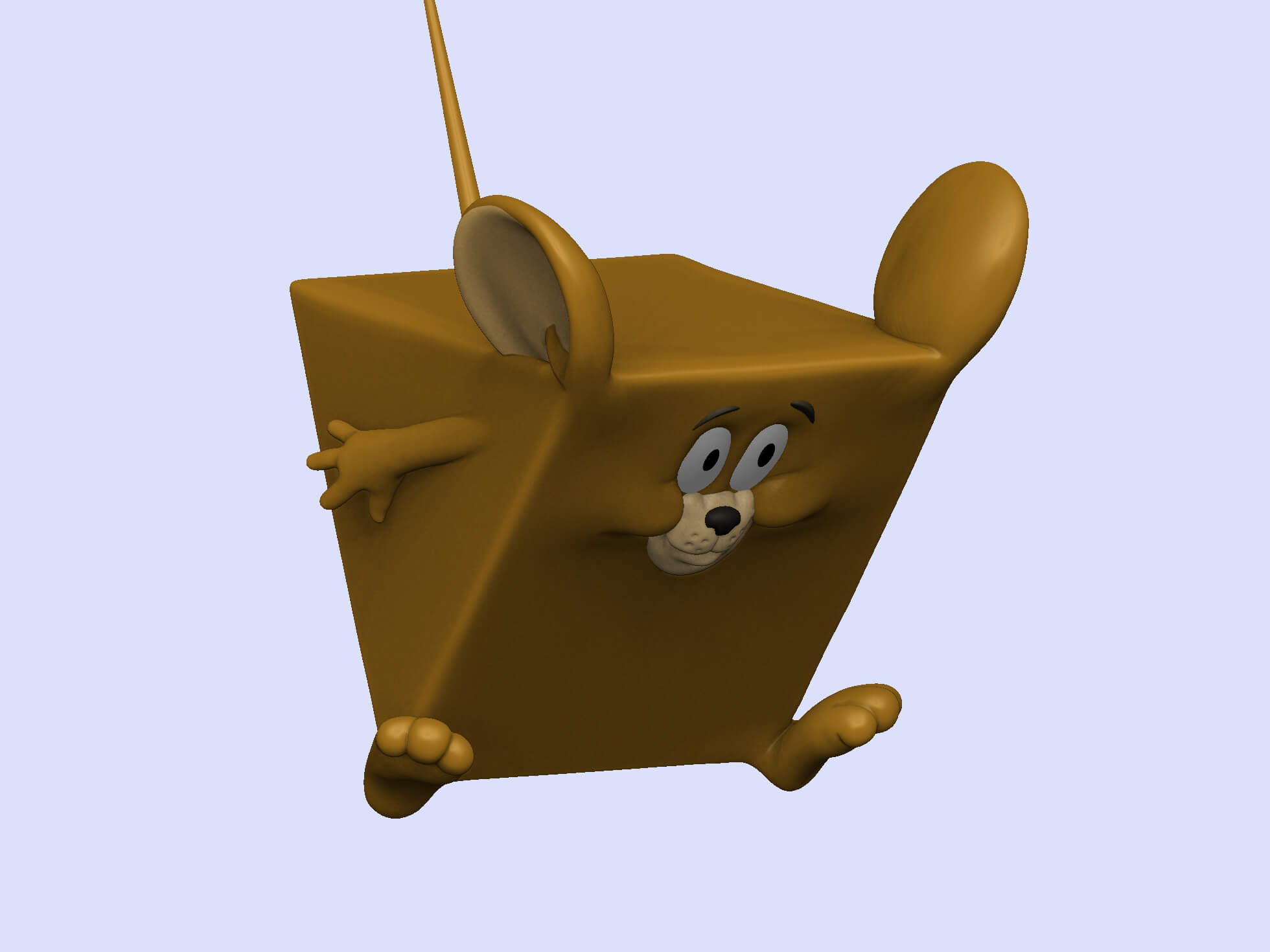 Triangle Mouse Jerry - 3D Model by naeem32