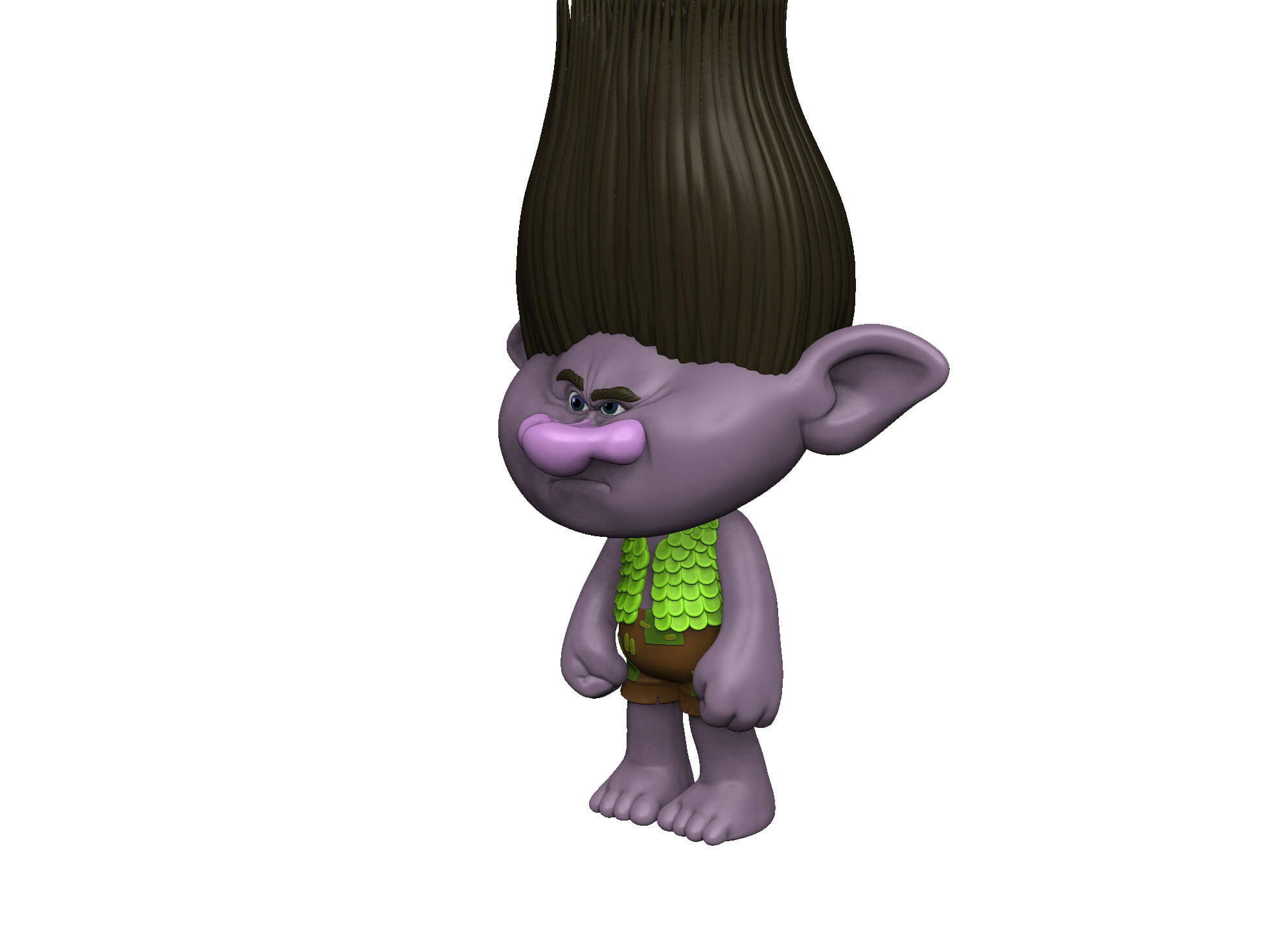 Troll Angry Branch - 3D Model by naeem32