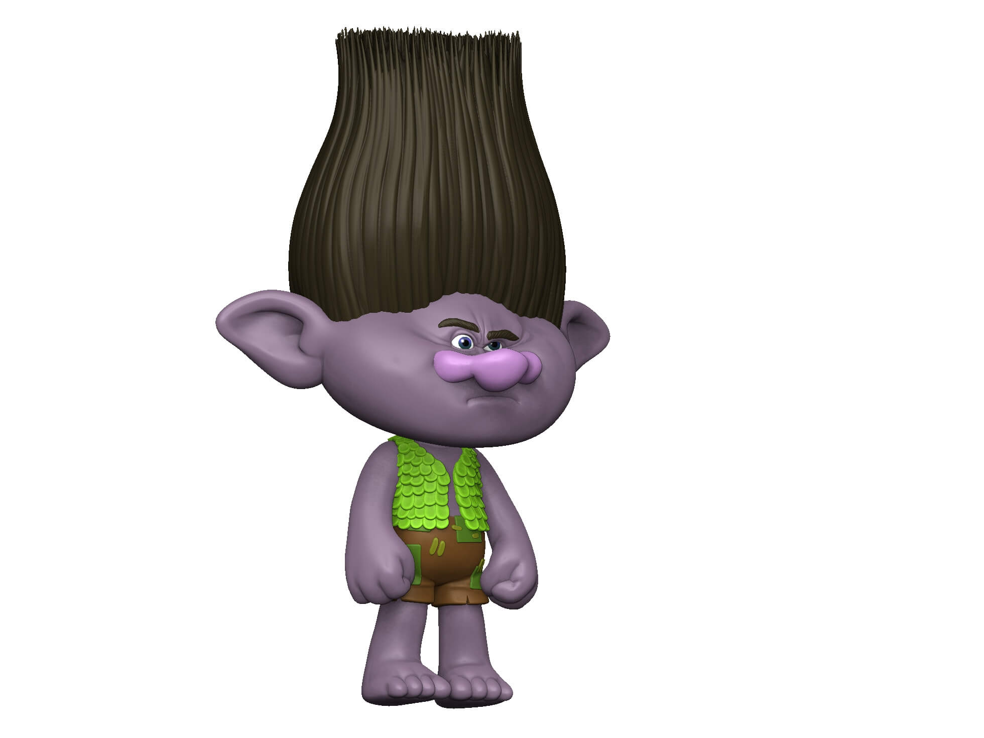 Troll Angry Branch - 3D Model by naeem32