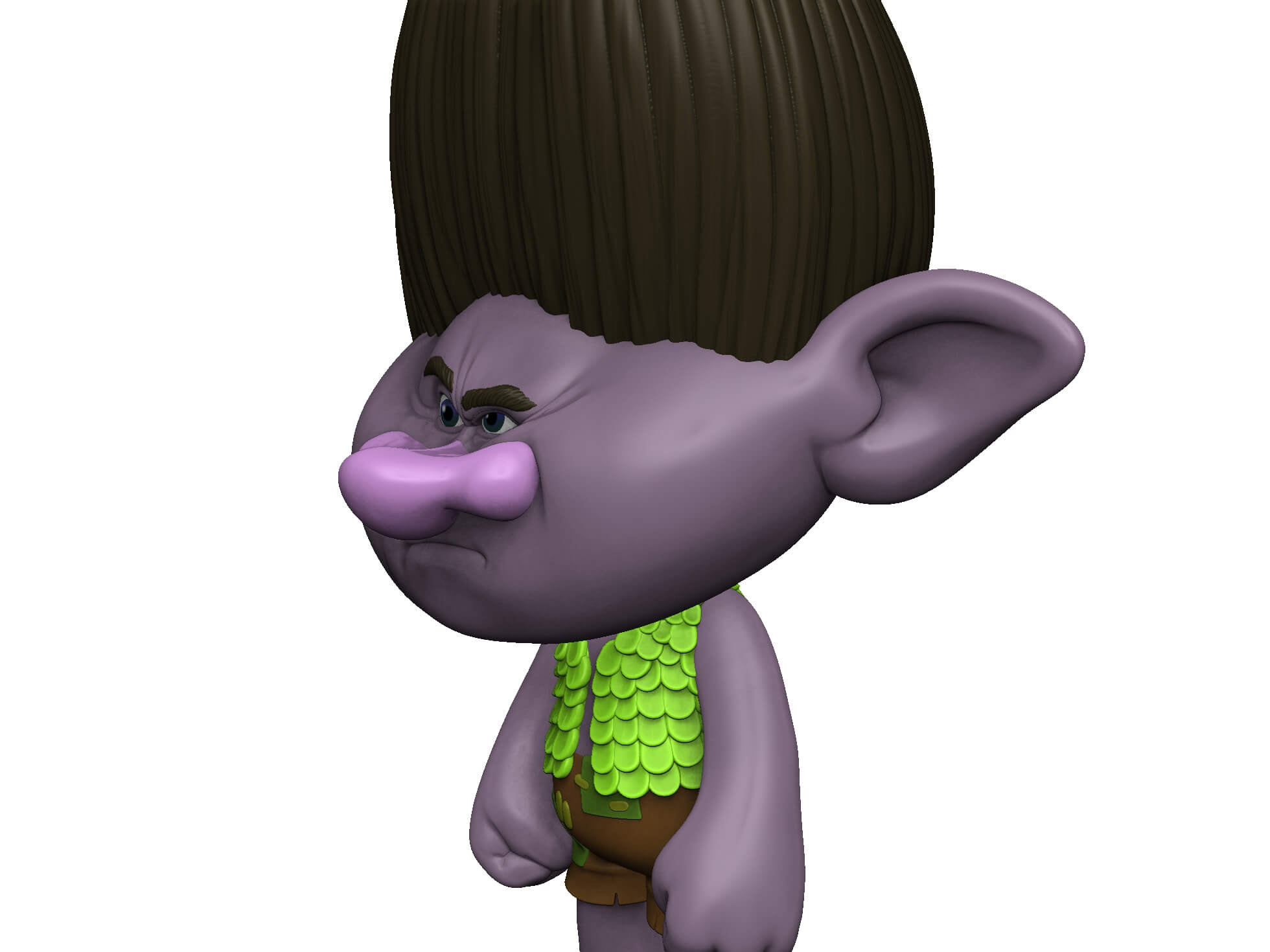 Troll Angry Branch - 3D Model by naeem32