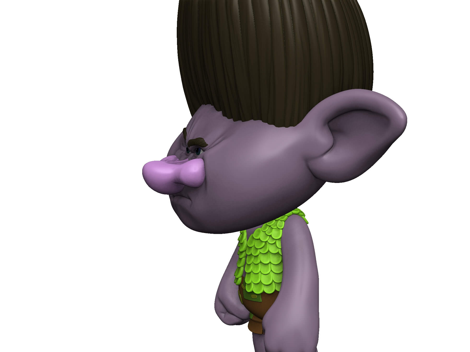 Troll Angry Branch - 3D Model by naeem32