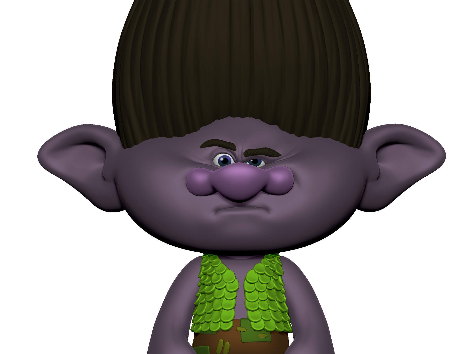 Troll Angry Branch - 3D Model by naeem32