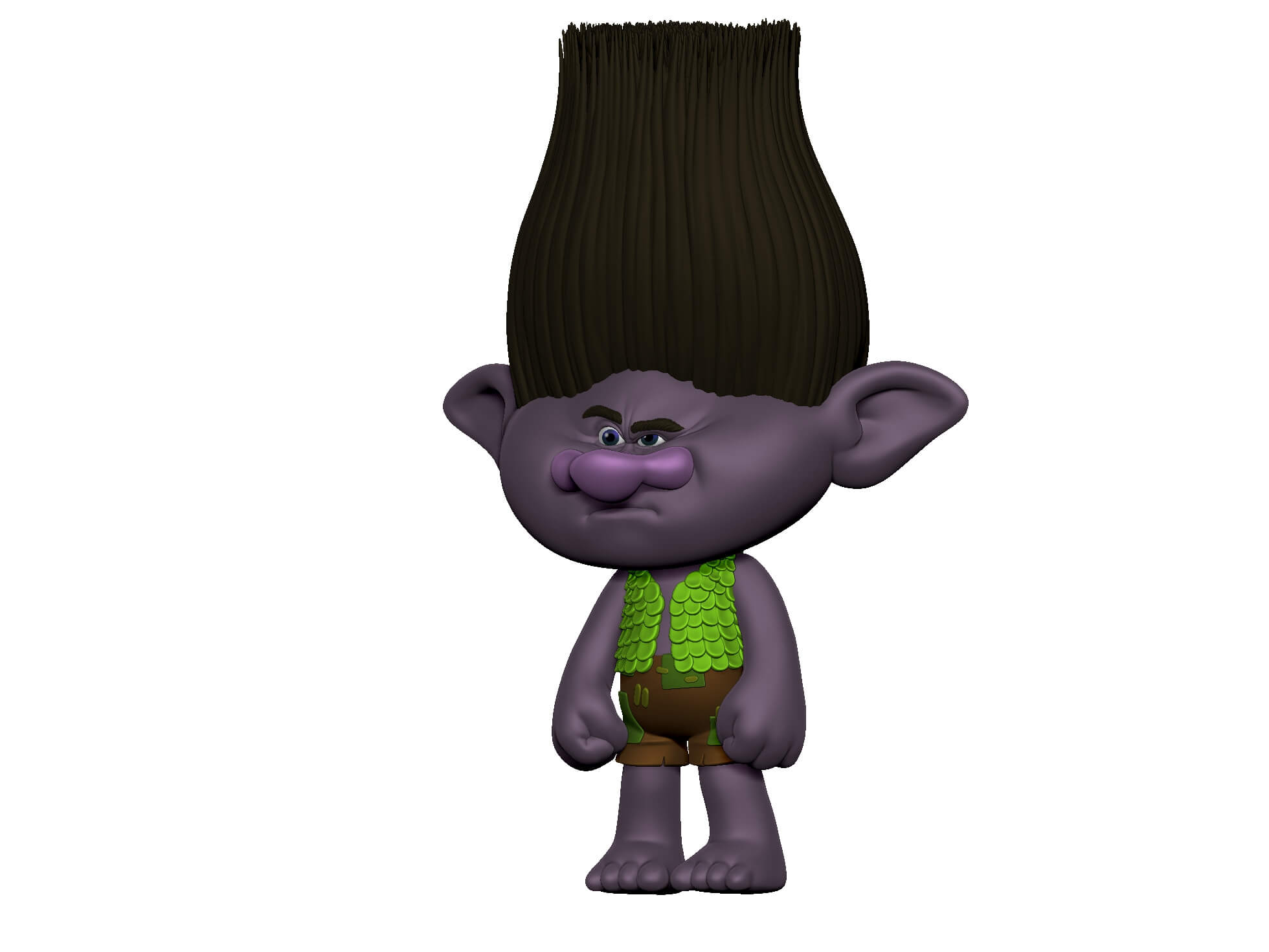 Troll Angry Branch - 3D Model by naeem32