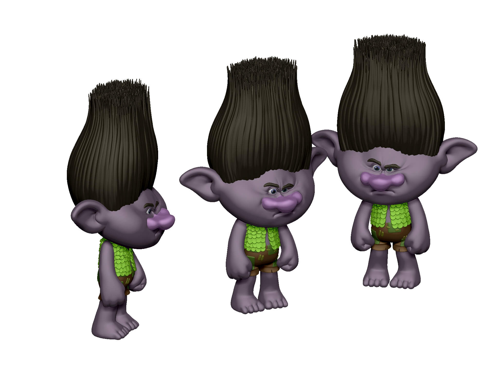 Troll Angry Branch - 3D Model by naeem32