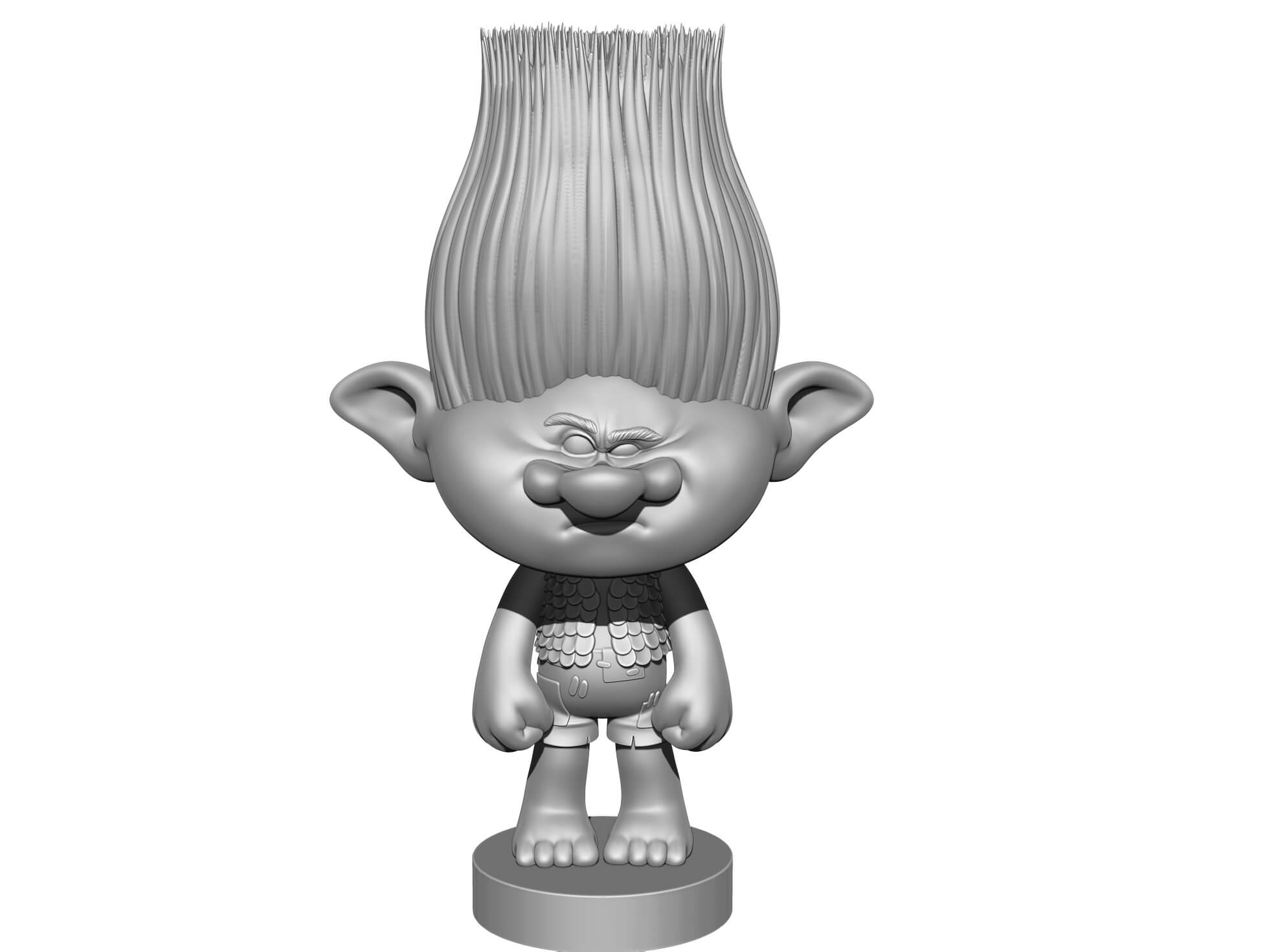Troll Angry Branch - 3D Model by naeem32