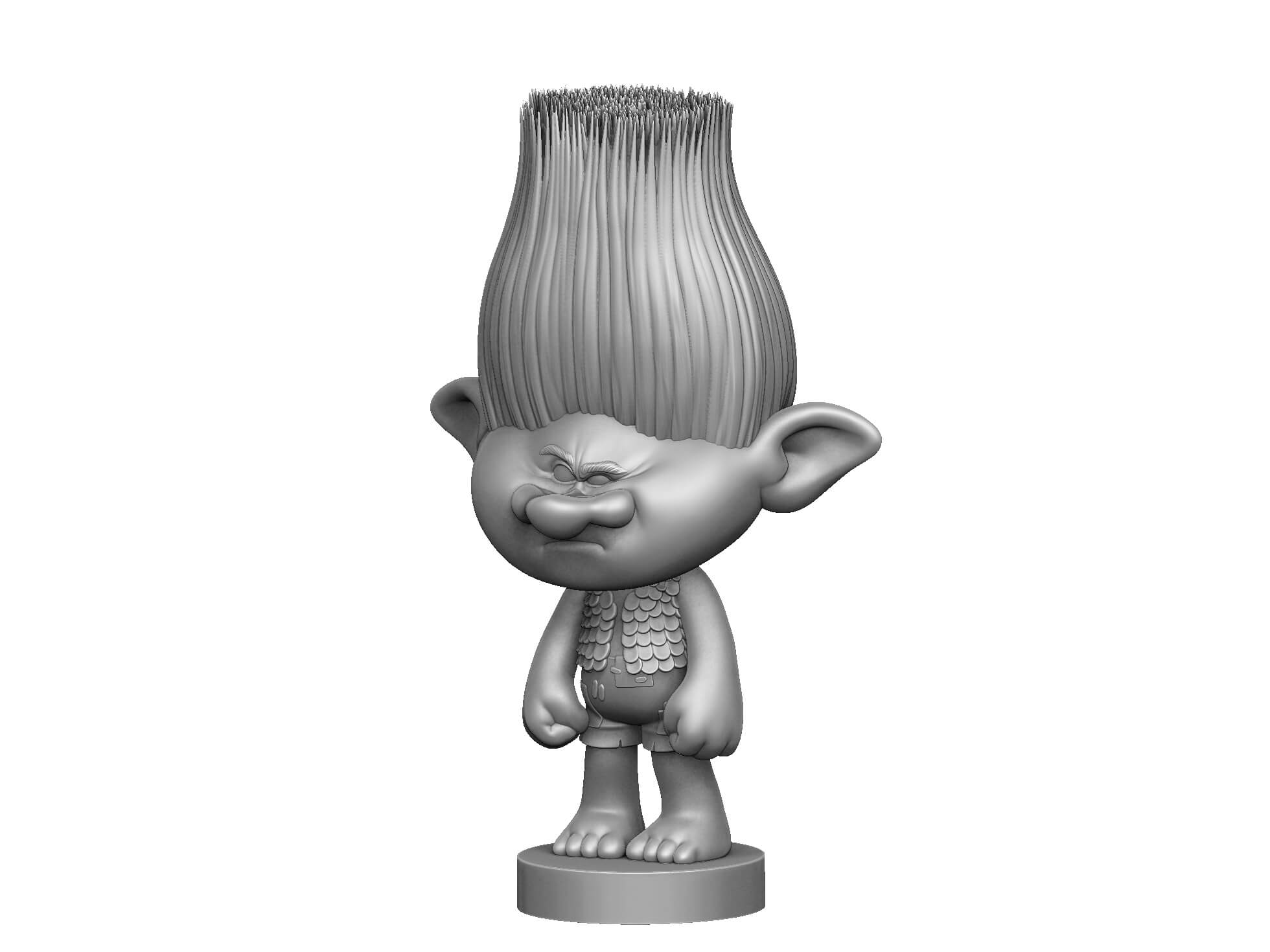 Troll Angry Branch - 3D Model by naeem32