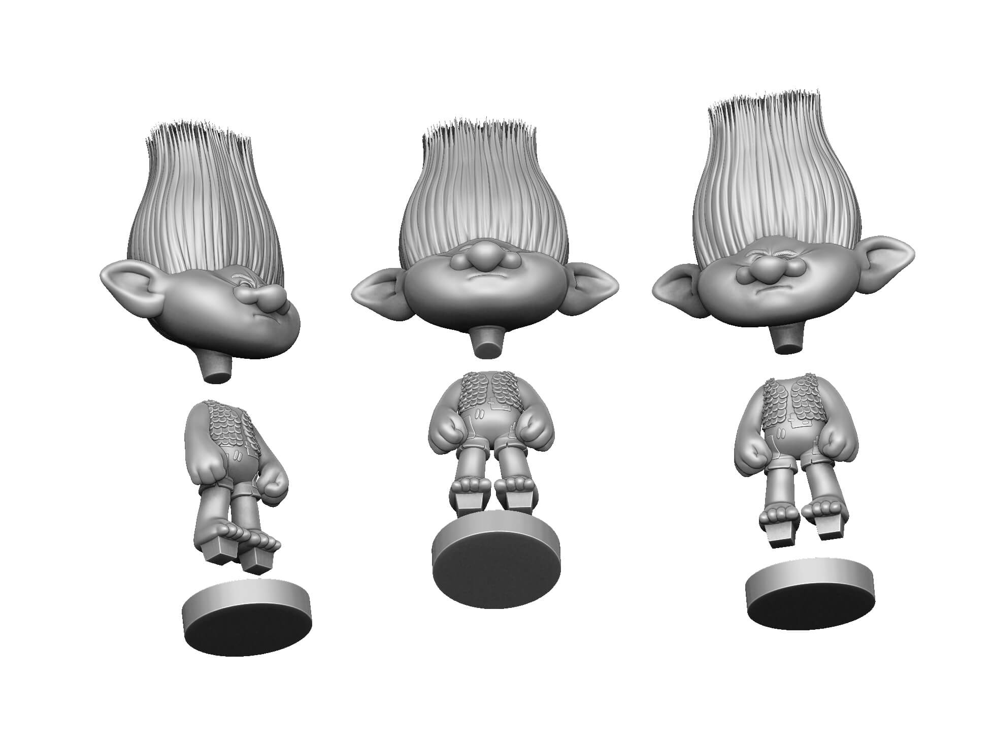 Troll Angry Branch - 3D Model by naeem32