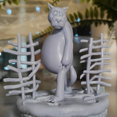 Wolf: “You Come in if Anything Happens - 3D Model by naeem32