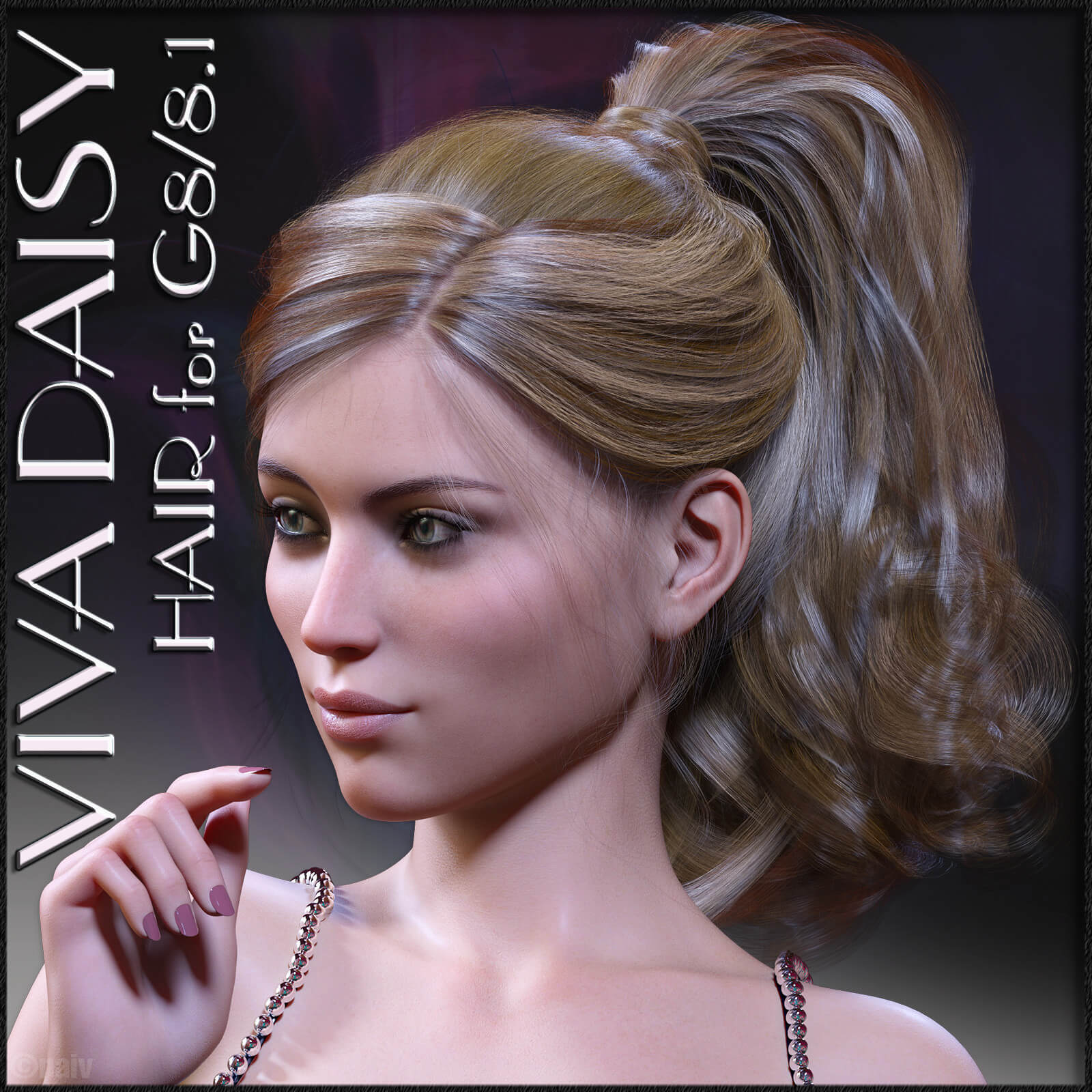 Viva Daisy Hair for Genesis 8 and 8.1 - Daz Content by NaIv