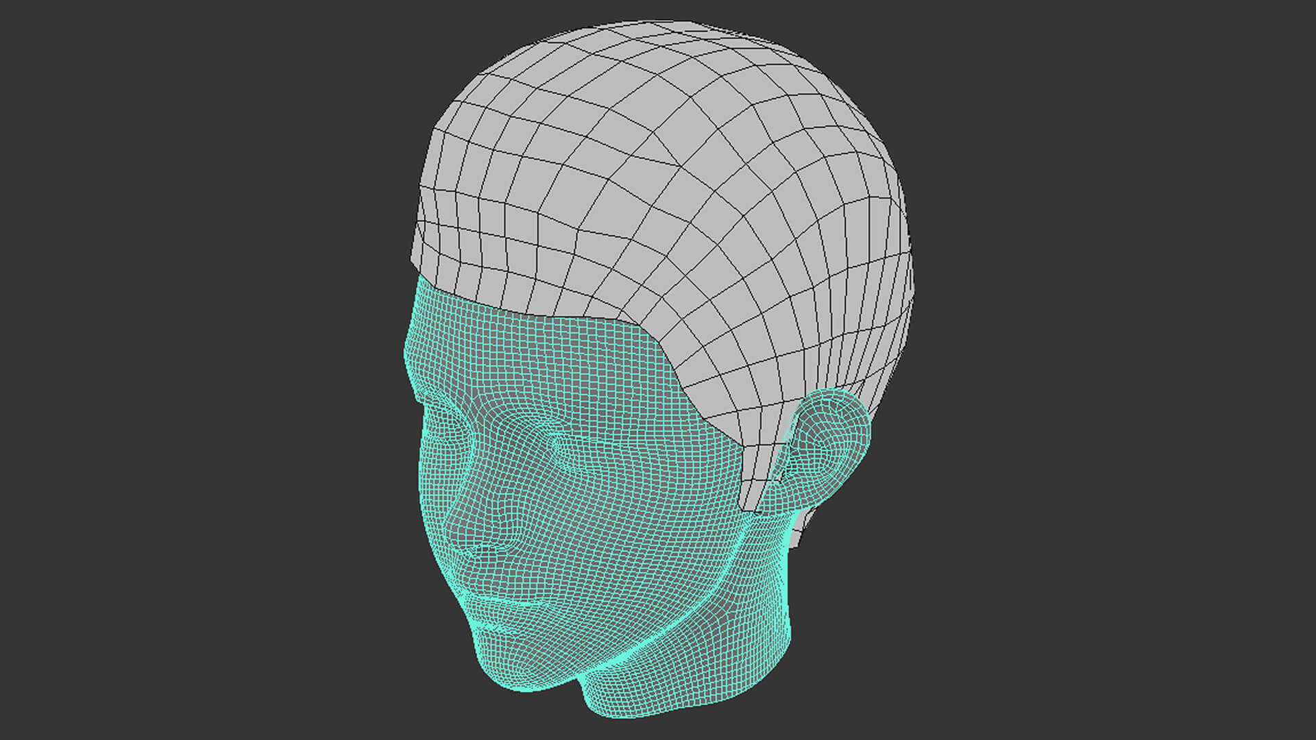 3D Polygon Hair for Game Low Poly 1 by Nammichael