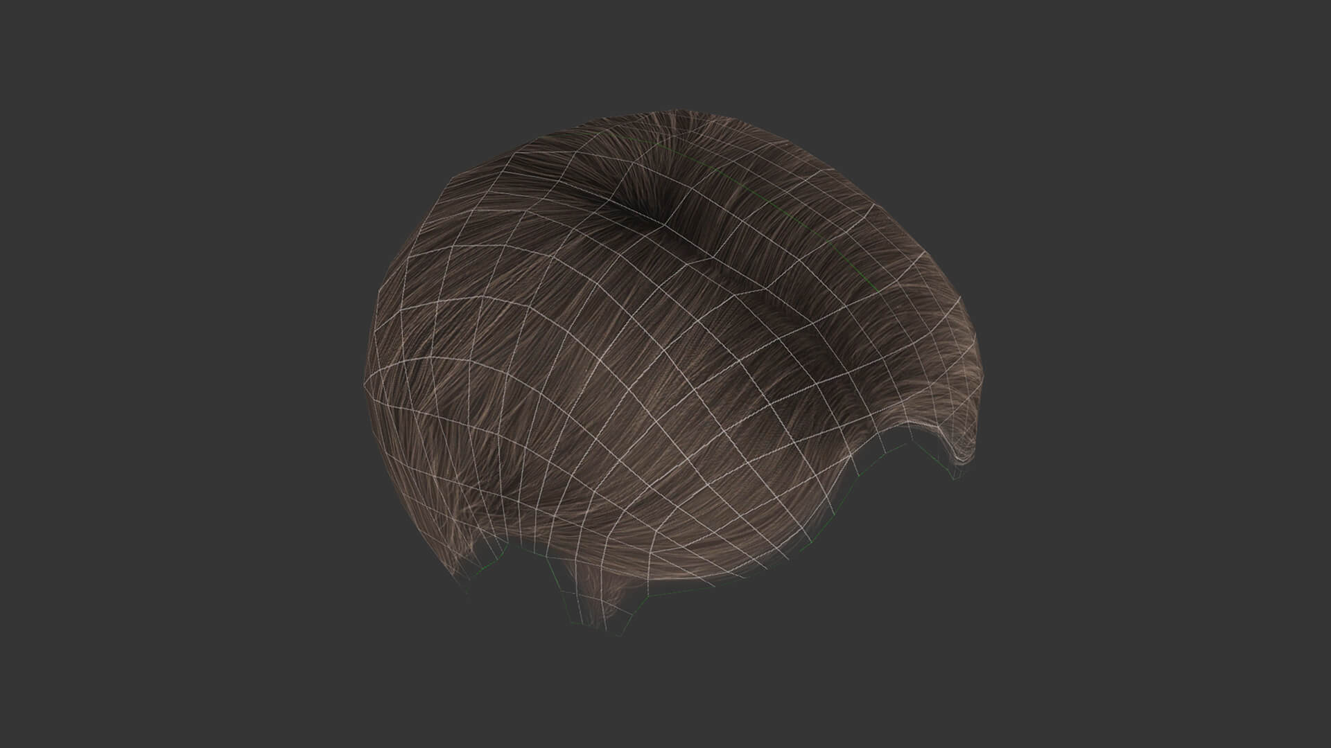 3D Polygon Hair for Game Low Poly by Nammichael