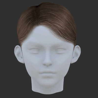 Low Poly Models | Hair | RenderHub