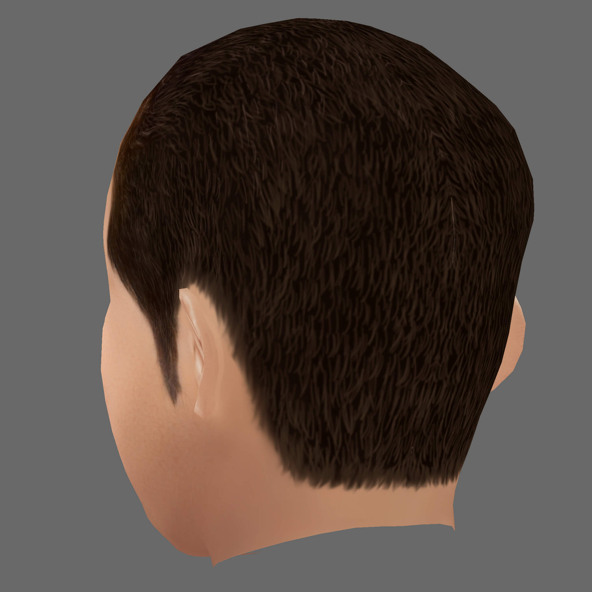 Adam Sandler Head - Low Poly Head for Game 3D Model by Nammichael