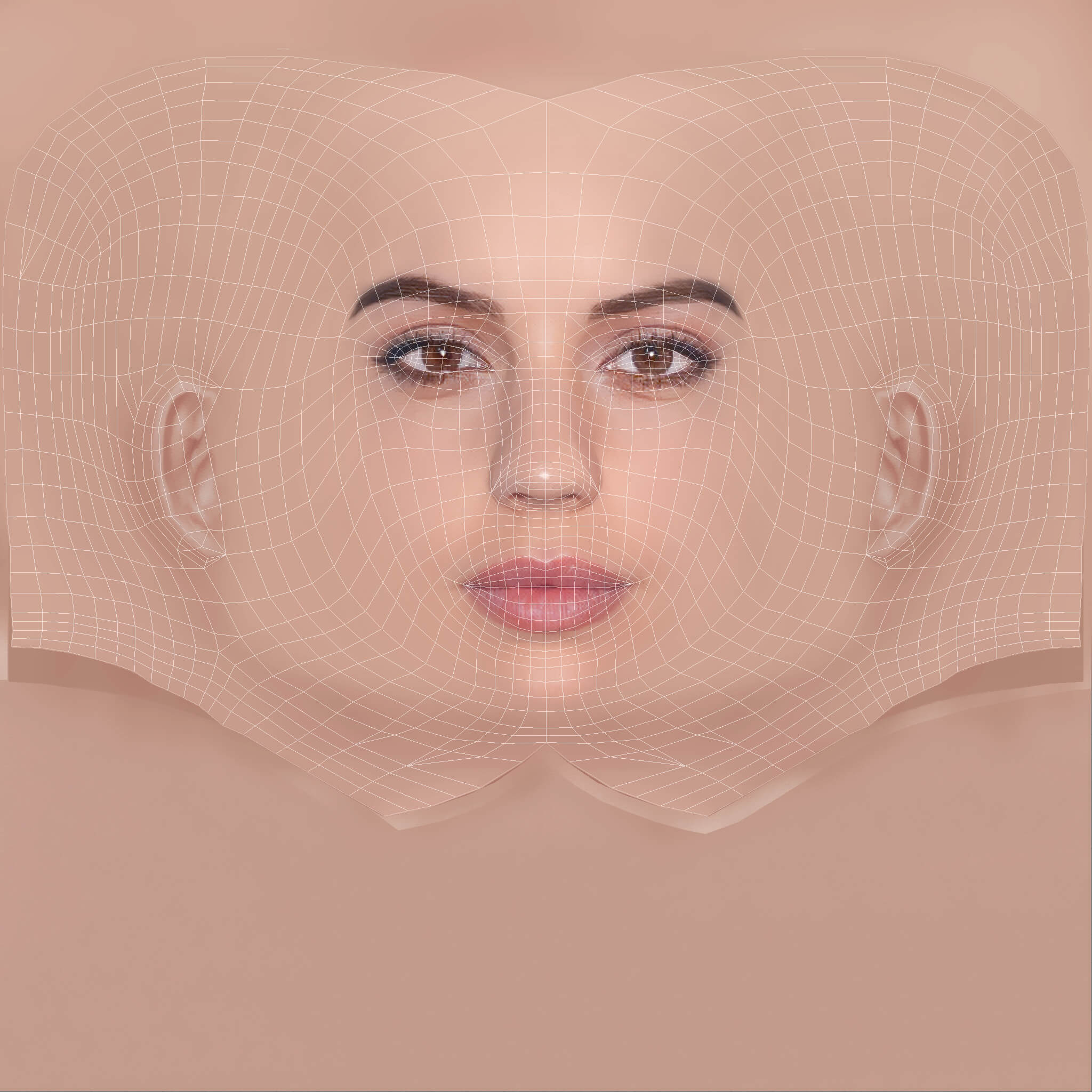 Adelaide Kane Head - No Hair - Low Poly Head for Game 3D Model by ...
