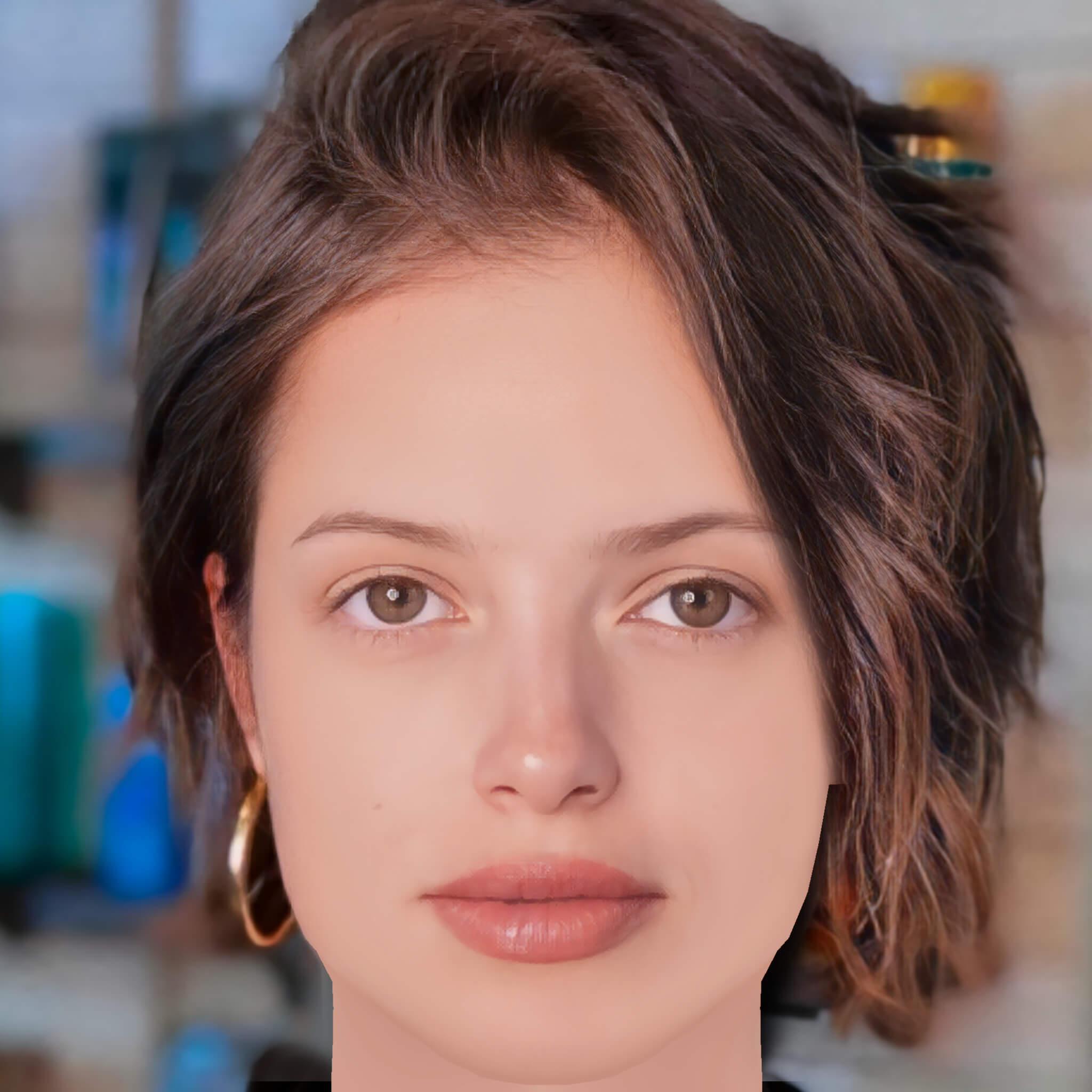 Agatha Moreira Head - No Hair - Low Poly Head for Game 3D Model by ...